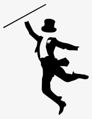 Steps Dance Centre - Tap Dancer Silhouette Transparent Background PNG ...