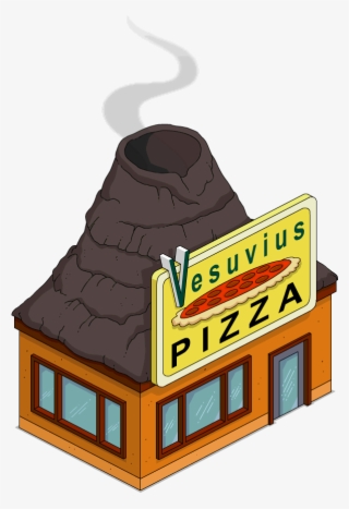 Tapped Out Vesuvius Pizza - Illustration PNG Image | Transparent PNG ...