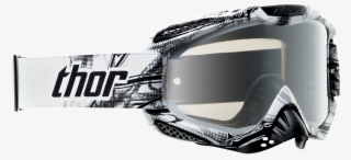 Thor Goggles Ally Scorpio - Black And White Thor Goggles PNG Image ...