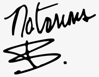 "the Notorious - " - Calligraphy PNG Image | Transparent PNG Free ...