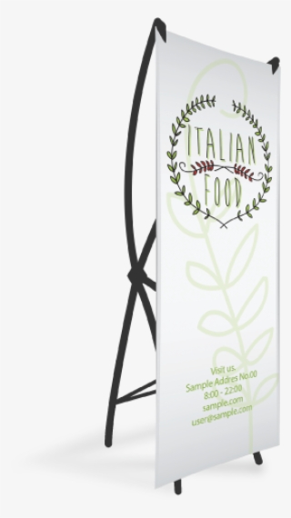 X-frame Banner W/ Stand - X Stand Banner Png PNG Image | Transparent ...
