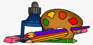 Art Supplies - Free Clipart Art Class PNG Image | Transparent PNG Free ...