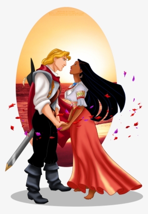 Pocahontas And John Smith Silhouette