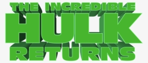 The Incredible Hulk - Marvel Png PNG Image | Transparent PNG Free ...