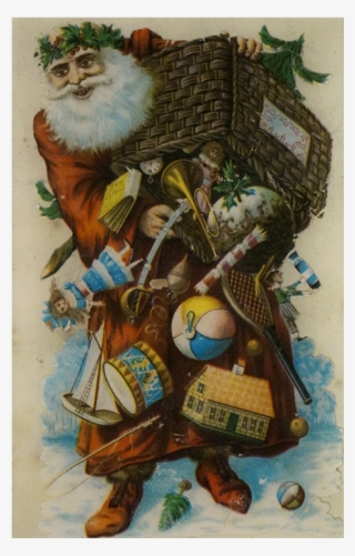 Victorian Father Christmas PNG Image | Transparent PNG Free Download on ...