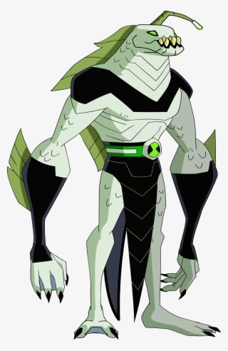 Ben 10 Ripjaws Fish Alien Png - Ben 10 Aliens Ripjaws PNG Image ...