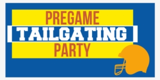 Pregame Tailgating Party Vinyl Banner With Helmet Graphic - Graphic ...