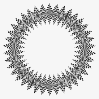 Stylized Checkered Geometric Frame - Friends For 30 Years PNG Image ...