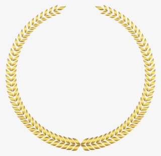 Free Png Download Laurel Wreath Transparent Clipart - Round Gold Frame ...