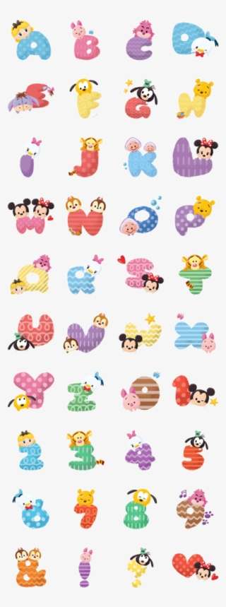 Tsum Tsum Abc PNG Image | Transparent PNG Free Download on SeekPNG