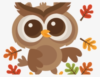 Autumn Leaves Clipart Owl - Fall Animal Clip Art PNG Image ...