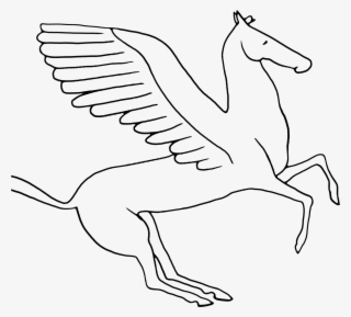 Pegasus - Line Art PNG Image | Transparent PNG Free Download on SeekPNG