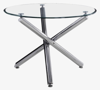 Image For Round Table With Glass Tabletop From Economax - Coffee Table ...