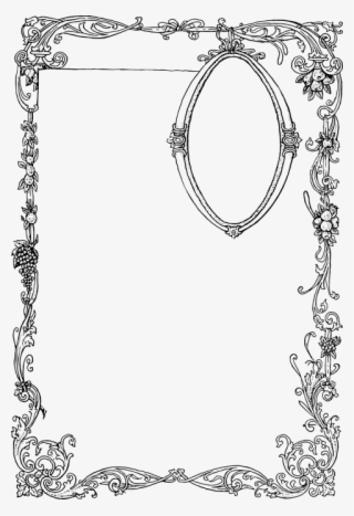 Fantasy Border Png Image Transparent Stock - Final Fantasy Photo Frame ...