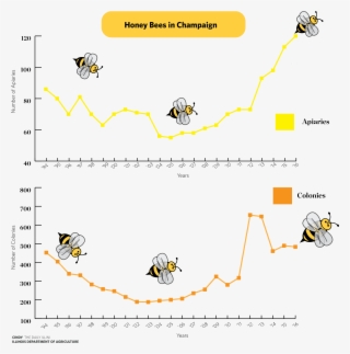 The Daily Illini - Bee Death Graph PNG Image | Transparent PNG Free ...