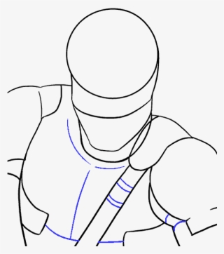 How To Draw Deadpool - Line Art PNG Image | Transparent PNG Free ...