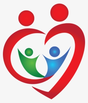 Graphic Of Heart With Two People Inside - Family Inside A Heart PNG ...