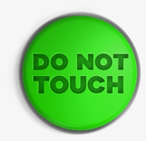 Do Not Touch Button - Nick Do Not Touch PNG Image | Transparent PNG ...