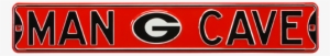 Georgia Bulldogs “man Cave” Authentic Street Sign - Wall Sign: Man Cave ...