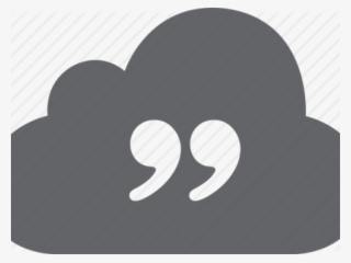 Quotes Clipart Cloud Png - Sticker PNG Image | Transparent PNG Free ...