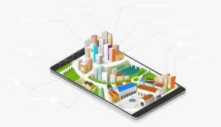 Geo Targeting - Technology City Drawing PNG Image | Transparent PNG ...