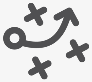 Strategise Arrow Cross Direction Plan Tactics - Cross PNG Image ...