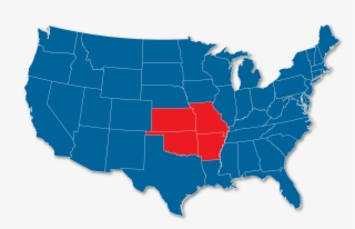 Gnc Concreate Products - Us Map Outline Pink PNG Image | Transparent ...