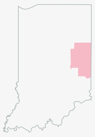Indiana Districts Map - Transparent Indiana Outline PNG Image ...
