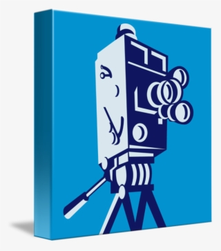 Vintage Movie Film Camera Retro Shower Curtain - Movie Camera PNG Image ...