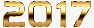 2017 Golden Numbers Png PNG Image | Transparent PNG Free Download on ...