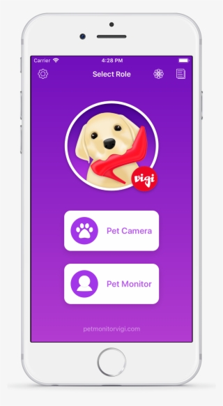 Pet Monitor Main App Screen - Smartphone PNG Image | Transparent PNG ...