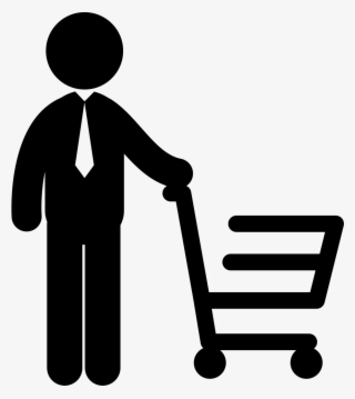 Png File Svg - Man With Cart Icon PNG Image | Transparent PNG Free ...