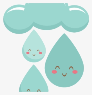 Raindrops Clipart Nube - Happy Raindrop PNG Image | Transparent PNG ...