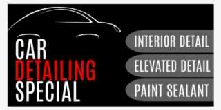 Car Detailing Special With Car Outline Graphic And - Graphic Design PNG ...