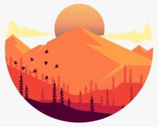 Depicting A Rising Sun - Illustration PNG Image | Transparent PNG Free ...