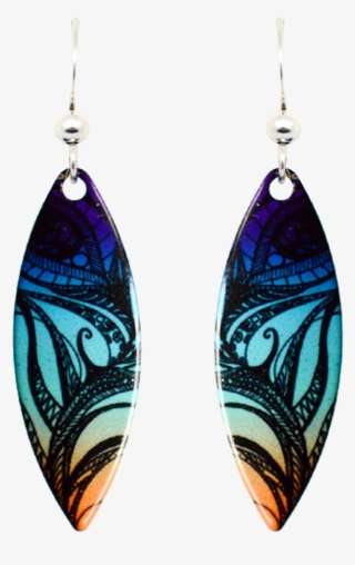 Feather Drawing - Earrings PNG Image | Transparent PNG Free Download on ...