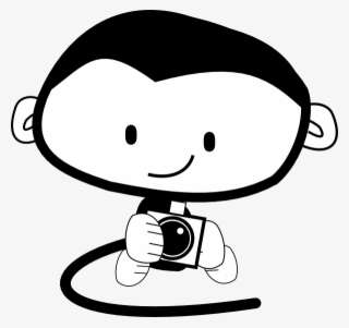 Monkey With Camera Cartoon PNG Image | Transparent PNG Free Download on ...