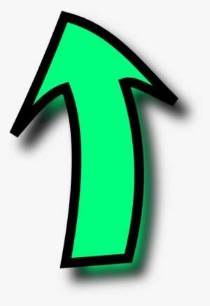 Green Comic Arrow Clip Art - Up Arrow Cartoon Png PNG Image ...