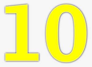 10 Number Png File Download Free - Boyzathailand Sticker PNG Image ...