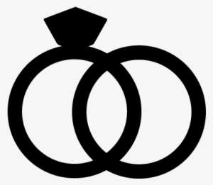 Wedding Rings Couple Vector - Wedding Rings Silhouette Png PNG Image ...