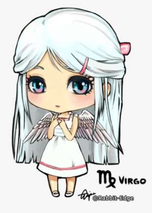 Zodiac Drawing Virgo - Chibi Cung Xử Nữ PNG Image | Transparent PNG ...