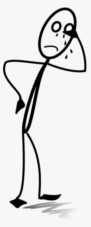 How To Set Use Sad Stickman Clipart PNG Image | Transparent PNG Free ...