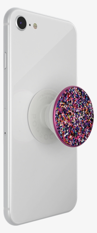 Sparkle Party Multi - Black Sparkle Popsocket PNG Image | Transparent ...