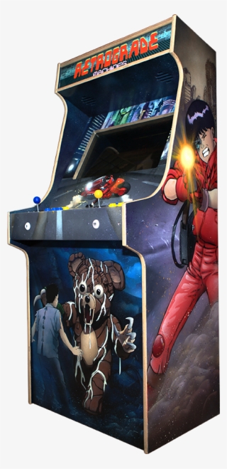 Retro Bespoke Arcade Machine Tier 2 Artwork - Akira Arcade Cabinet PNG ...