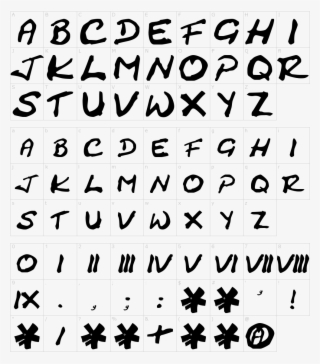 Font Characters - Bonek Viking Nj Mania PNG Image | Transparent PNG ...