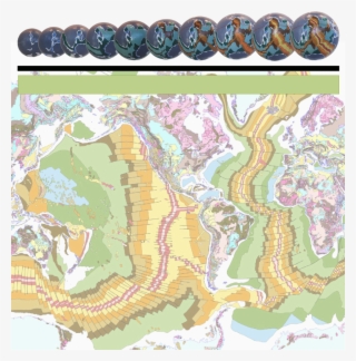 Modern Continents - Geological Map Of The World PNG Image | Transparent ...