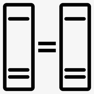 This Particular Icon Has Two Upright Rectangle Shapes - New Slide Icon ...