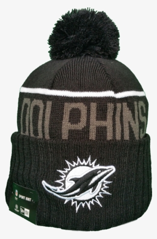 Miami Dolphins Fleece Lined Black Pom Toque More Than - Knit Cap PNG ...