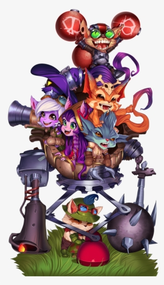 League Of Legends,лига - Rumble Fan Art Lol PNG Image | Transparent PNG ...