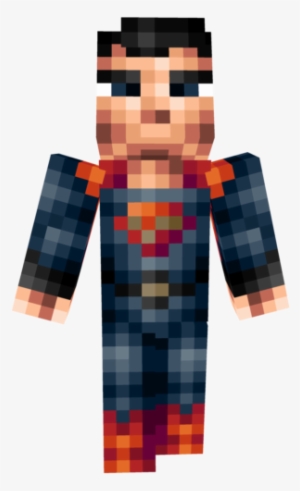 Wmfkypng - Superman Man Of Steel Skin Minecraft PNG Image | Transparent ...